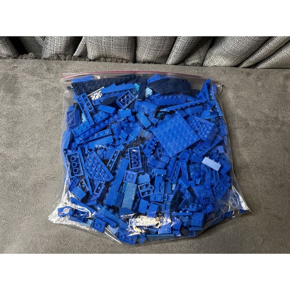 Lego | Toys | Lego Assorted Pieces Parts Variety Blue Color Lb Bundle ...